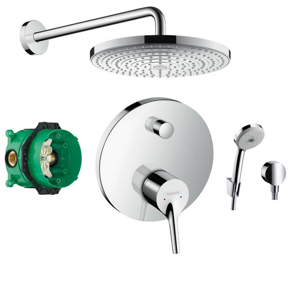 Hansgrohe Talis S new Zestaw prysznicowy podtynkowy, deszczownica ...