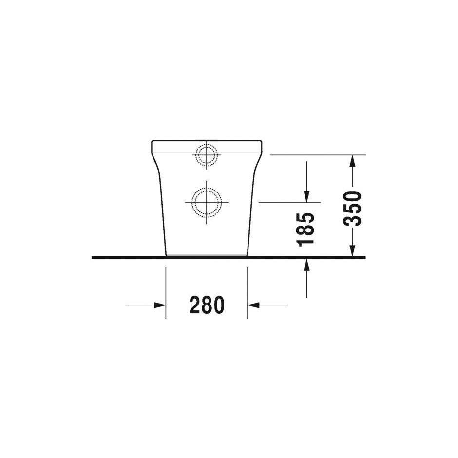 Duravit P3 Comforts Miska Wc Rimless Bez Rantu Spłukującego Wersja